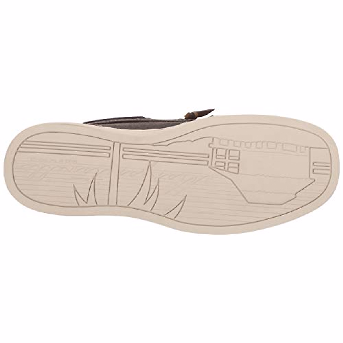 Margaritaville Men's Dock Boat Leather Lace, Lightweight Slip On Shoes, Black, 10