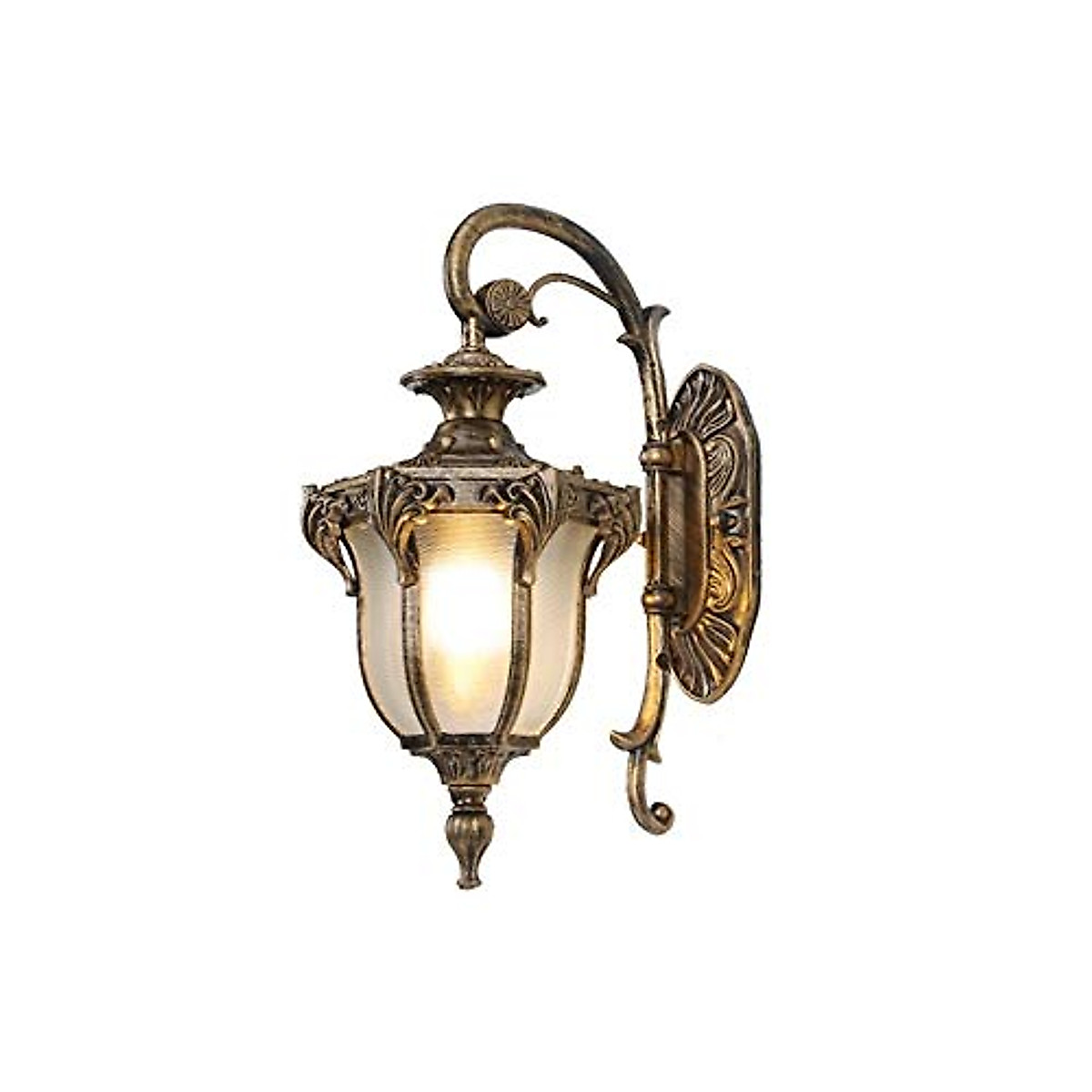 PEHUB Industrial Retro Outdoor Oil Rubbed Brass Finish Wall Lamp Plug in Wall Mount Waterproof Metal E27 Wall Sconce Garden Patio Porch Exterior Wall Light Villa Lighting Light Exterior Light Fixture