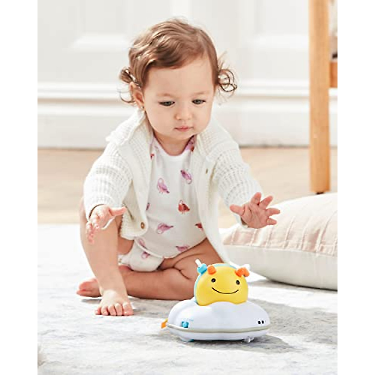 Skip Hop 3-Stage Developmental Learning Crawl Toy, Explore & More Follow-Me Bee