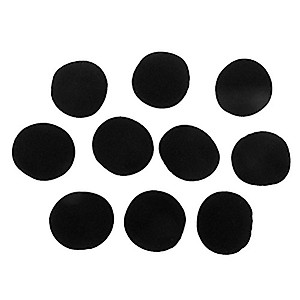 WINOMO Foam Ear Pad Covers for Headset Earphones 10pcs Black