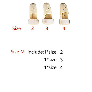 Thinvik [2 Piece Plastic Mallet Dip Finger Support Brace Splint Joint Protection Injury