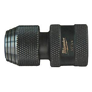 Milwaukee 48-03-4410 Shockwave 1/2-Inch Square by 1/4-Inch Hex Adapter, 3 Pack