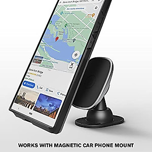 VENA vCommute Wallet Case Compatible with Samsung Galaxy S23 Ultra (2023), (Military Grade Drop Protection) Flip Leather Cover Card Slot Holder with Kickstand - Space Gray