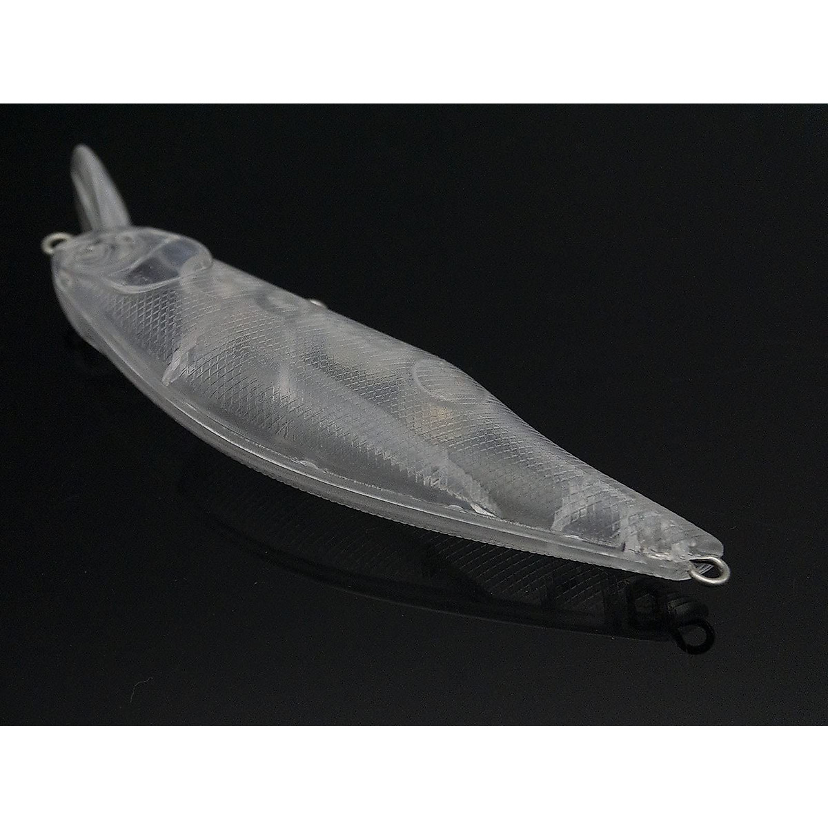 Free Eye 10pcs Unpainted Crank Bait Fishing crankbait Topwater Freshwater 92mm 9.69g Blank VIB Lures Clear Hard Baits Trout Salmon Minnow Lure Popper Lures JXN4