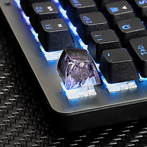 IFYOO Chinse Ink Style Resin Keycaps, Creative DIY Handmade Personalized Customized Translucent for Mechanical Gaming Keyboard SA Keyboard Key Caps