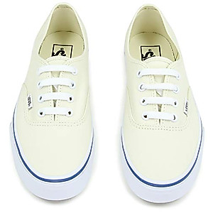 Vans Unisex's Vans Authentic Skate Shoes 8.5 (White/Off White)