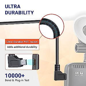 ROVE Ultimate 12ft Mini USB Car Charging Power Cable for R2-4K Dash Cam | with Mini-USB Port Only | Check Compatibility Image Before Purchasing
