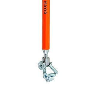 Ullman Pocket Size Telescoping Magnetic Pickup Tool with 2 lbs of Pull Force and Orange Handle - Perfect for Mechanics, Contractors, HVAC Technicians, and Trade Professionals