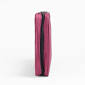 Divinity Boutique Bible Cover Basic Burgundy, ML (21490) | Fits Bibles up to 6" x 9.5" x 2.25"