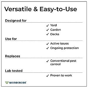Wondercide - EcoTreat Ready-to-Use Outdoor Pest Control Spray with Natural Essential Oils - Mosquito, Ant, Insect Repellent, Treatment, and Killer - Plant-Based - Safe for Pets , Kids - 32 oz