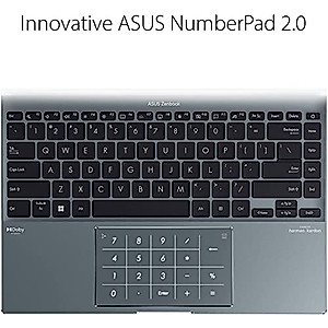 ASUS 2023 Newest Zenbook 14 Inch 2.8K 16:10 OLED Thin Light Business Laptop, Intel Evo 14Cores 12th Gen i7-12700H Up to 4.7Ghz, 16GB RAM, 1TB SSD, Fingerprint, Backlit KB, WiFi 6E + CUE Accessories