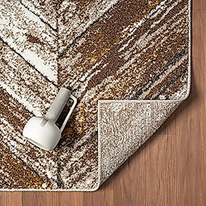 Persian Rugs Moroccan Trellis Beige 8x10 Area Rug, Non-Shedding Carpet