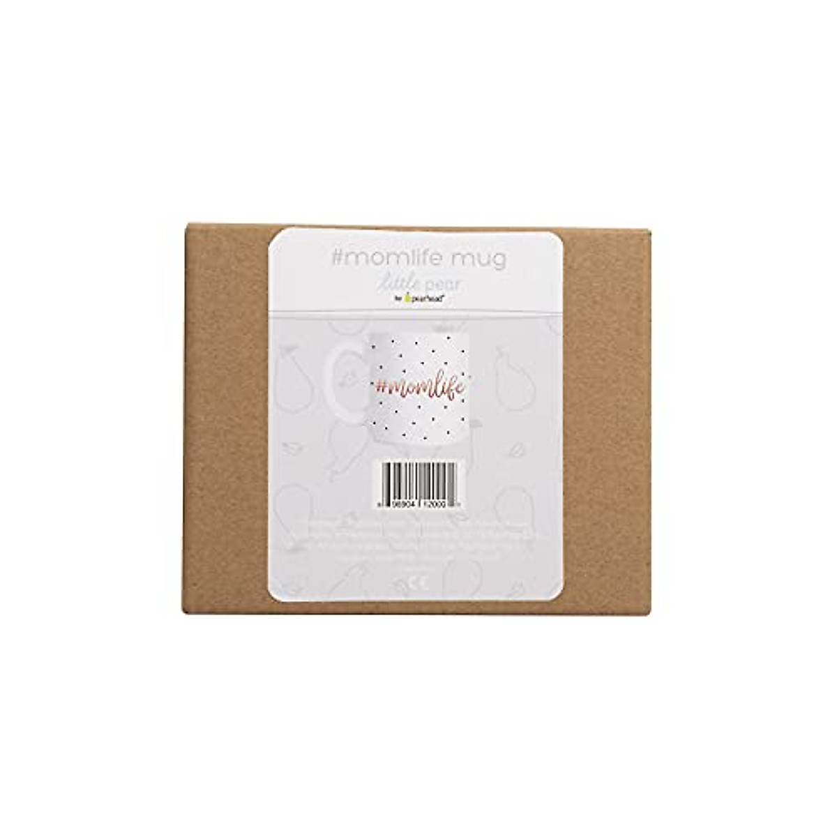 Little Pear Mom Life Mug, Mother's Day Ceramic Coffee Cup, Gift for New and Expecting Moms, Dishwasher Safe, Microwave Safe, 13oz