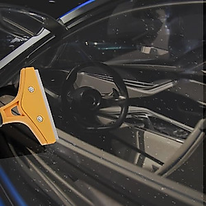 Levemolo 1pc Plastic Tile Cleaning Scraper Steel Glass Scraper Tool Cleaning Tool Glass Scraper