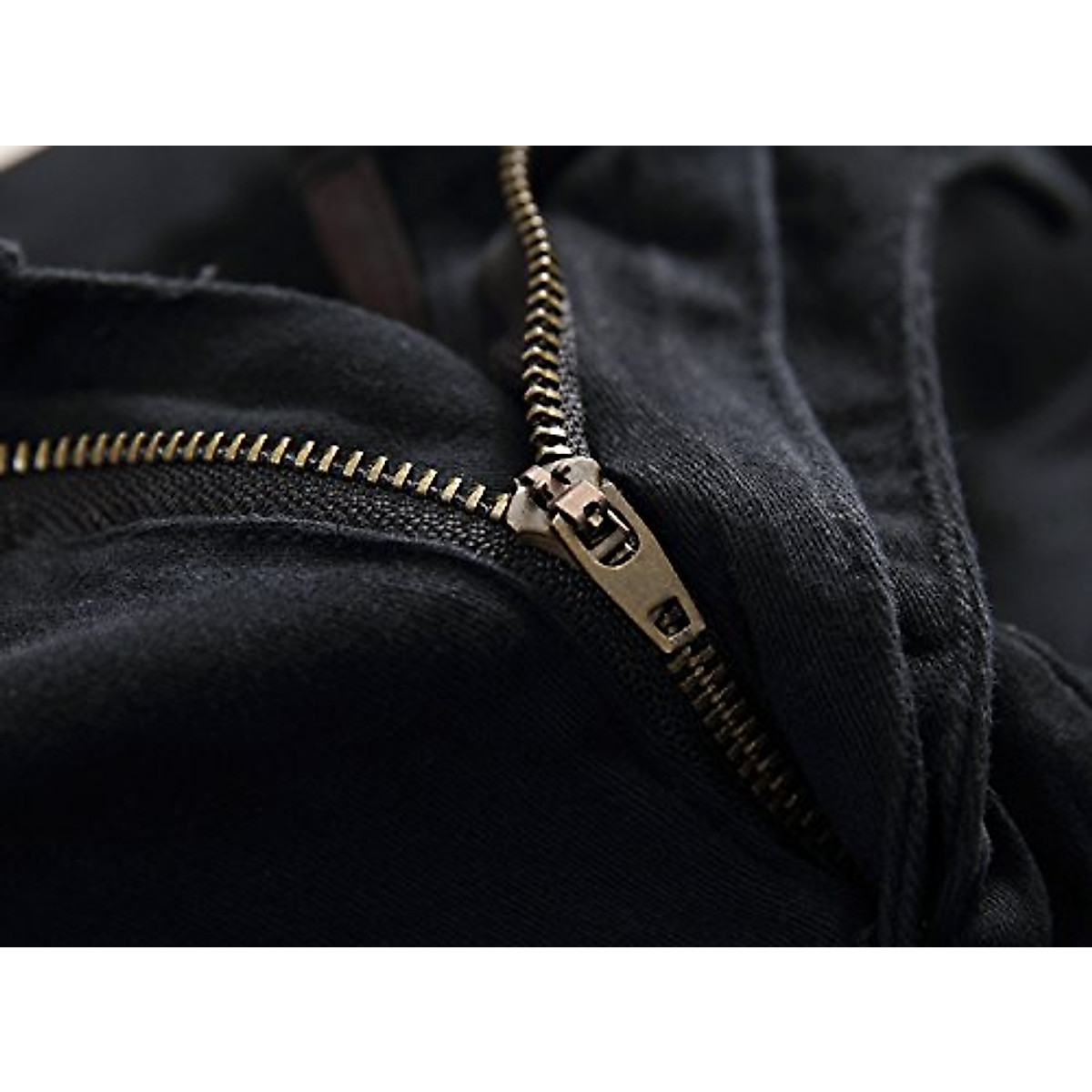 HENGAO Mens Slim Fit Skinny Stretch Moto Biker Jeans, Fashion Ripped Distressed Destroyed Comfort Straight Leg Denim Pants, 1655 Black, W42