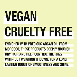 Inoar Argan Oil Shampoo & Conditioner Set for Men & Women, Nourishing, Repair Dry Damaged Hair, Hydration, Strengthen & Chemically Treated Hair, 2 Bottles, 8.5 oz. each