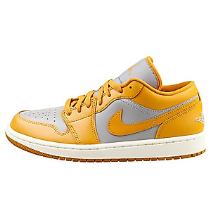 Nike Women's Air Jordan 1 Low UNC Basketball Shoe, Cement Grey/Chutney-sail, 7.5