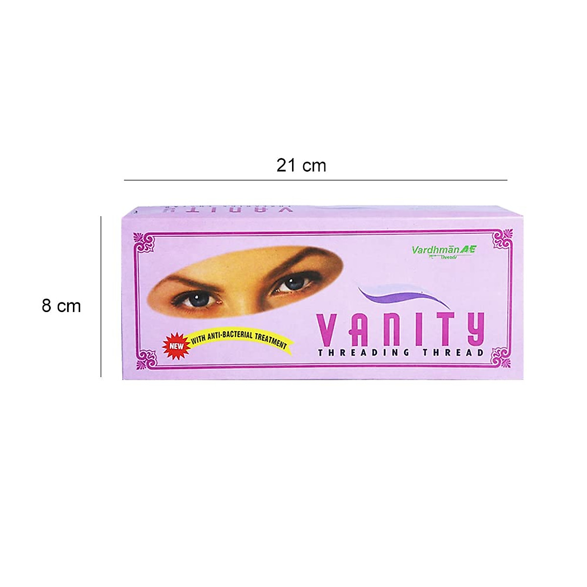 Vanity Threading Thread Pack of 5 (5 x 10 spools) with Behal International Scissor