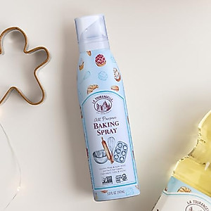 La Tourangelle, All Purpose Baking Spray, Gluten-Free, Non-Stick, Chemical Free and Propellant Free, Expeller-Pressed Cooking Spray Oil, 5 fl oz