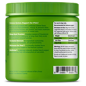 Zesty Paws Dog Allergy Relief - Anti Itch Supplement - Omega 3 Probiotics for Dogs - Salmon Oil Digestive Health - Soft Chews for Skin & Seasonal Allergies - with Epicor Pets – Hemp - 90 Count…