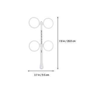 Scicalife 3pcs Confirmation Flipper Set Glass ±25° ±0. 5° ±100° Plastic Optometry Trial Lens for Ophthalmic Lens Tool Pinhole Glasses