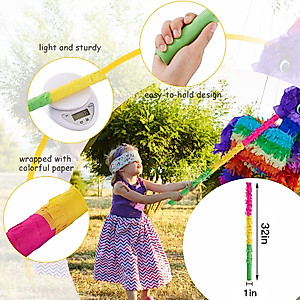 ZCFIFDGB 32-inch pinata sticks,pinata sticks that won't break,the quality is veryvery hard.kids can enjoy playing at the pinata party without worrying about it getting damaged.Pinata sticks kids love