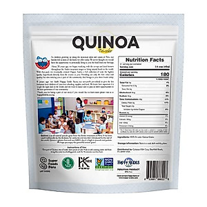 Happy Andes Tri-Color Quinoa Non GMO & Gluten, Whole Grain Rice Substitute, Ready to Cook Food for Oats & Seeds Recipes, Healthy Meal with Vitamins and Protein, 48 Oz