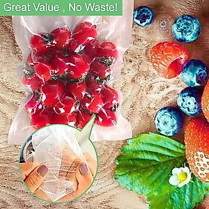 O2frepak 2Pack (Total 100Feet) 8x50 Rolls Vacuum Sealer Bags Rolls with BPA Free,Heavy Duty Vacuum Food Sealer Storage Bags Rolls,Cut to Size Roll,Great for Sous Vide