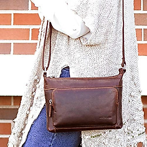 Voyager Mini City Crossbody #7810 (Brown)