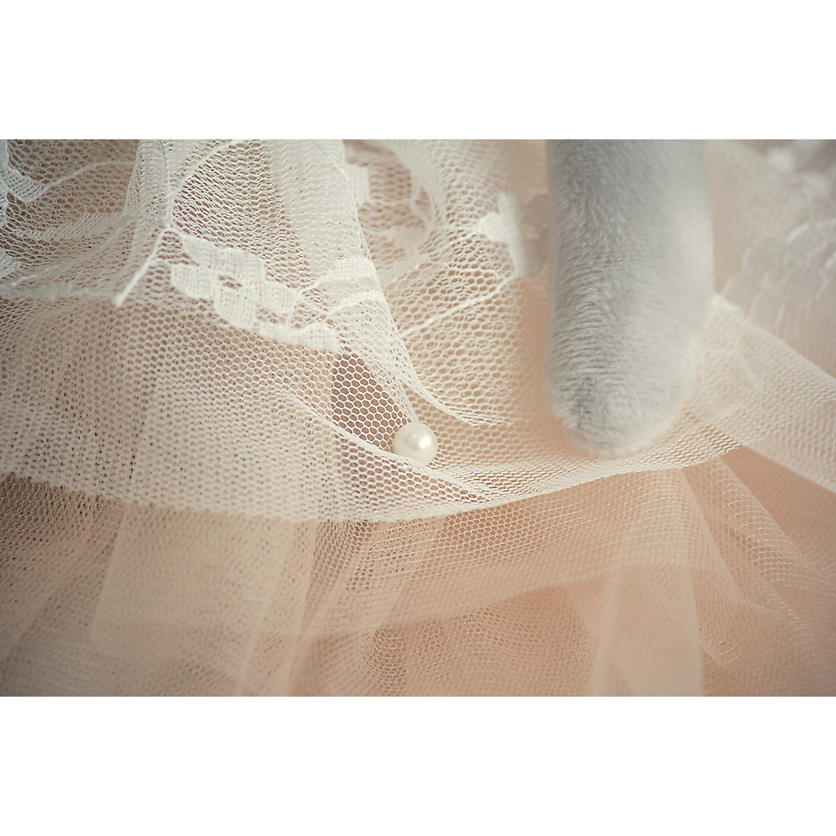 Inspired by Jewel Daisy The Elephant Premium Quality Floppy Elephant Plush Doll Gift with Delicate Pink & Lace Tutu | Elegant Feather & Pearl Details | Playable Toy with Movable Legs & Huggable Arms