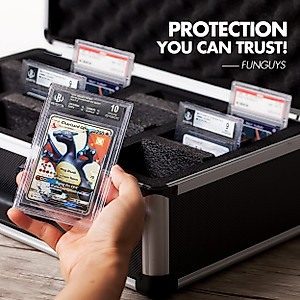 Graded Sports Card Storage Box - Card Case - Trading Card Storage Box - Trading Card Box - Trading Card Case for Pokemon Cards - Baseball Card Storage Box - Sports Card Storage Boxes, MTG Card Storage