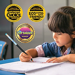 Mythical Smencils - Limited Edition - Patented Gourmet Scented Pencils (Graphite HB #2) with new Black Finish and Multi-layered Paper Construction, 10 Count - Gifts for Kids, Classroom Rewards