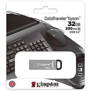 Kingston USB 3.2 Gen 1 DataTraveler Kyson - DTKN/32GB x2 + Case Logic JDS-2 USB Drive Shuttle 2-Capacity (Single)