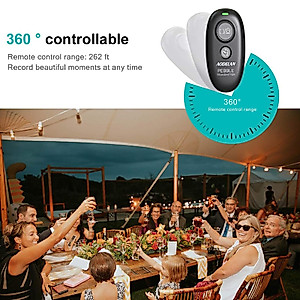 AODELAN Wireless Shutter Release for Olympus OM-D E-M10 Mark II, Pen E-PL8, Pen-F and for Panasonic Lumix DMC-G7, G85, GH4, Replaces RM-UC1 and DMW-RSL1