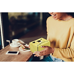 Graduation Gifts for Her 2024 - Grad Gift Set Includes Compass Bracelet,Tumbler,Bookmark,Towel,Key Bottle Opener,Socks for Women Girls