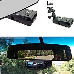 LycoGear Rearview Mirror Stem Mount for Uniden R1 R2 R3 R4 R7 DF1 DFR2 DFR3 DFR5 DFR6 DFR7 DFR8 DFR9 Radar Detector (for Uniden Radar Detector Only)