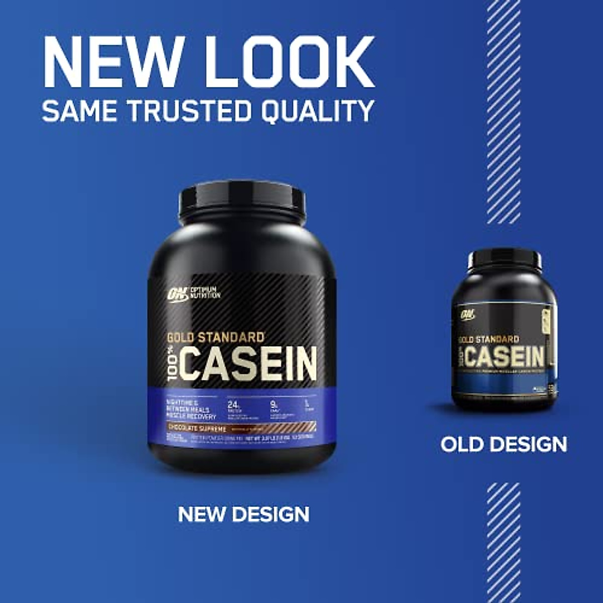 Optimum Nutrition Gold Standard 100% Micellar Casein Protein Powder, Slow Digesting, Helps Keep You Full, Overnight Muscle Recovery, Cookies and Cream, 4 Pound (Packaging May Vary)