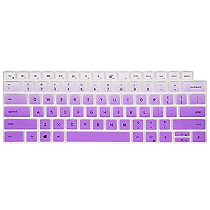 Keyboard Cover for 16" Dell Inspiron 16 5630 5620 5625 7620 7630, Dell Latitude 3320 3420 14", Dell Inspiron 14 5430 5410 5415 5418 5420 5425 7415 7420 7425 7430, Inspiron 13 5310 5320,Ombre Purple