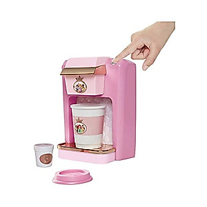 Disney Princess Style Collection Play Gourmet Coffee Maker, 4Piece Set, Pink, 7.5" L X 4.75" W x 9" H