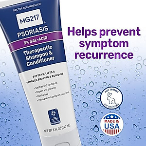 MG217 Psoriasis Scalp Solutions, Shampoo + Conditioner, 8 Ounce (5603)