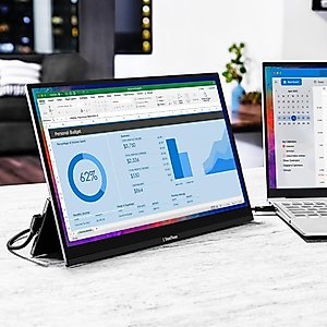SideTrak Solo Pro 15.8" Touchscreen Portable Monitor Extender - FHD 1080P LED IPS Screen, Mac, PC, and Chrome Laptops, Powered by USB-C or Mini HDMI, Dual Display 10-Point Touch and HDR (Touchscreen)