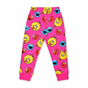 Sesame Street Girls Long Sleeve Shirt and Pants Set for Infant and Toddlers