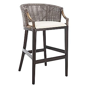 Safavieh Home Collection Brando Brown 28-inch Bar Stool