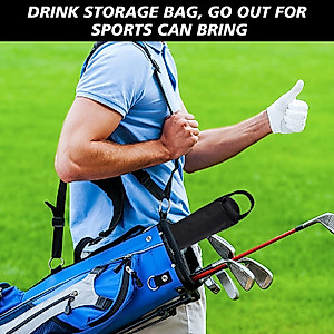 Beer Sleeve,Beer Sleeve for Golf Bag,7-Can Insulated Cooler Sleeve,Stores Up to 7 Canned Beverages,Sling Cooler Fits Most Golf Bags Styles and Types