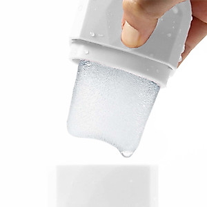 PASNOWFU Upgrade Ice Cube Face Roller, Facial & Eyes and Neck, Brighten Skin & Enhance Your Natural Glow, Facial Treatment to Tighten & Tone Skin & De-Puff The Eye Area, Cryotherapy for Face (White)