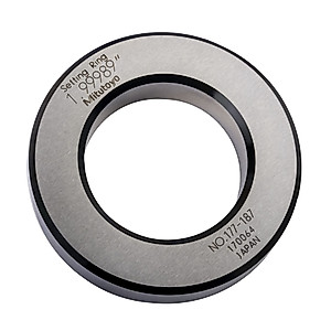 Mitutoyo 177-187, Setting Ring, 2.000" ID