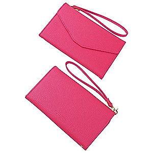 ZOPPEN Passport Holder for Women Travel Wallet Rfid Blocking Passport Cover Document Organizer Strap Ver.5, 18 Rose Gold