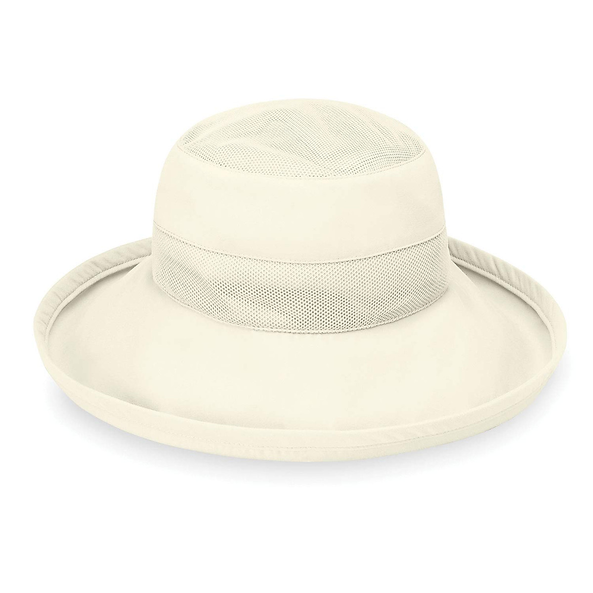 Wallaroo Hat Company – Women’s Seaside Sun Hat – UPF 50+, Wide Brim, Packable Design, Chin Strap and Adjustable Size – Fashionable Sun Hat for Travel, Beach, Poolside and Everyday (Natural)