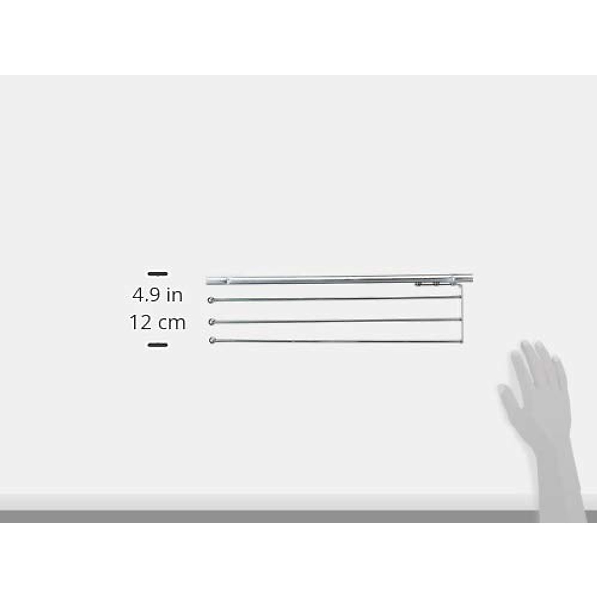 Knape & Vogt P-793-R-ANO Heavy-Duty Towel Bar