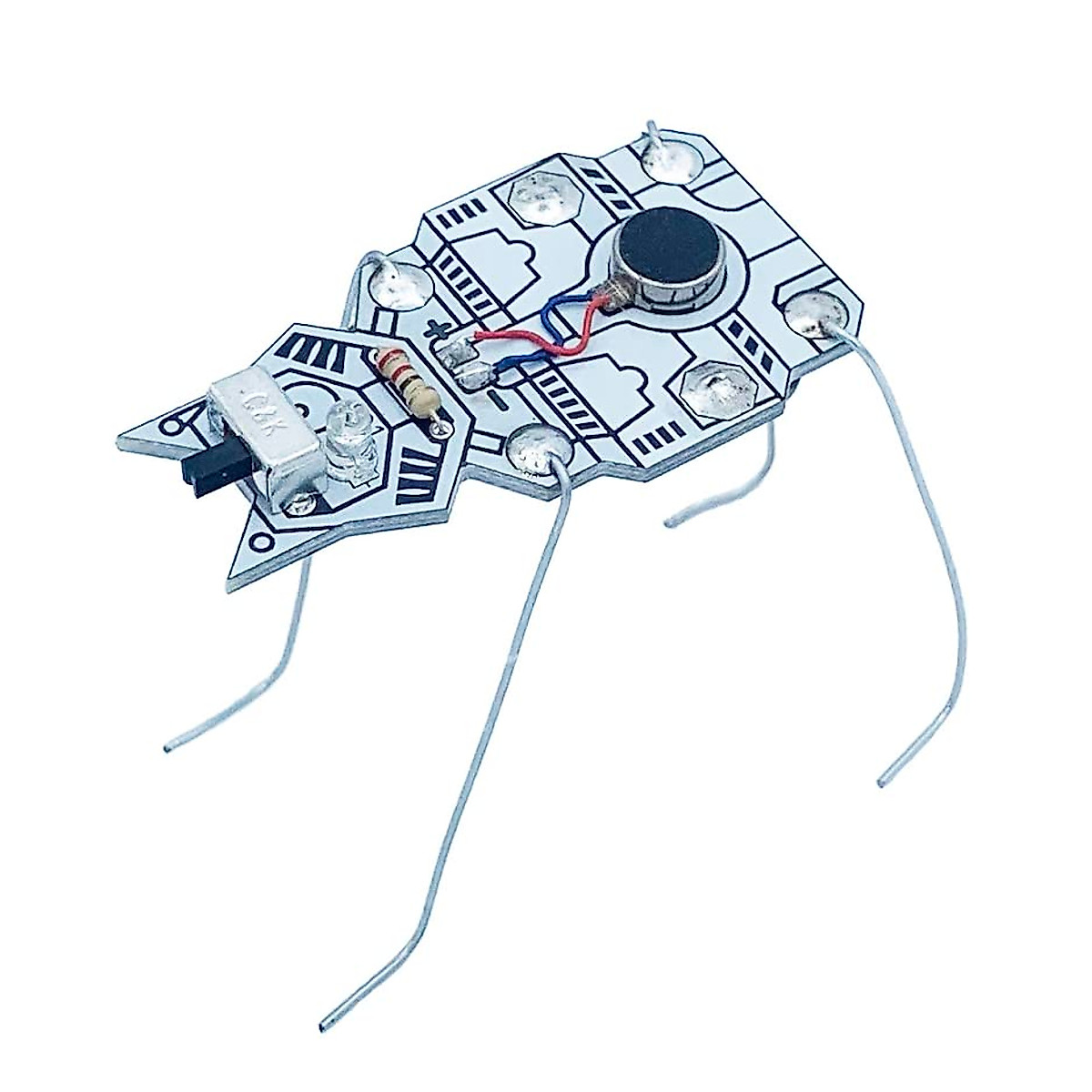 CAT-CAT Walker | Soldering Kit | DIY Electronics Kit for STEM and STEAM Students | Intermediate Hardware Design Kit | Brushbot Electronics Kit